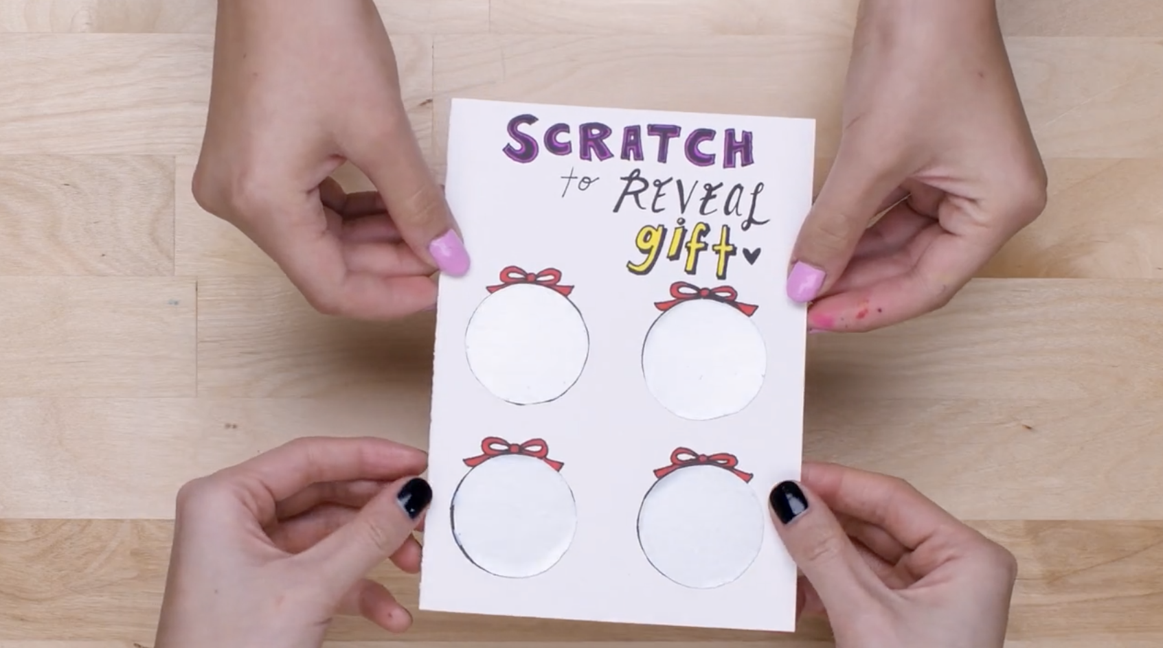DIY Scratch-Off Cards