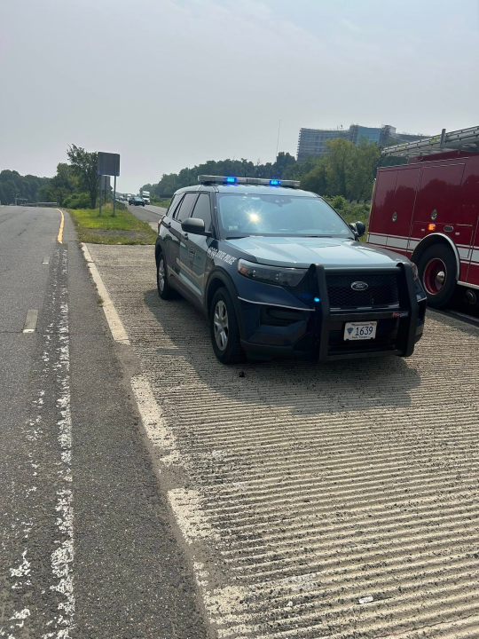 Car fire put out on I-91 north in Holyoke