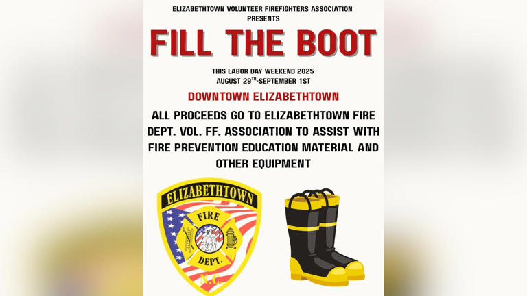 ‘Fill the boot’ with Elizabethtown Fire Department to raise money for ...
