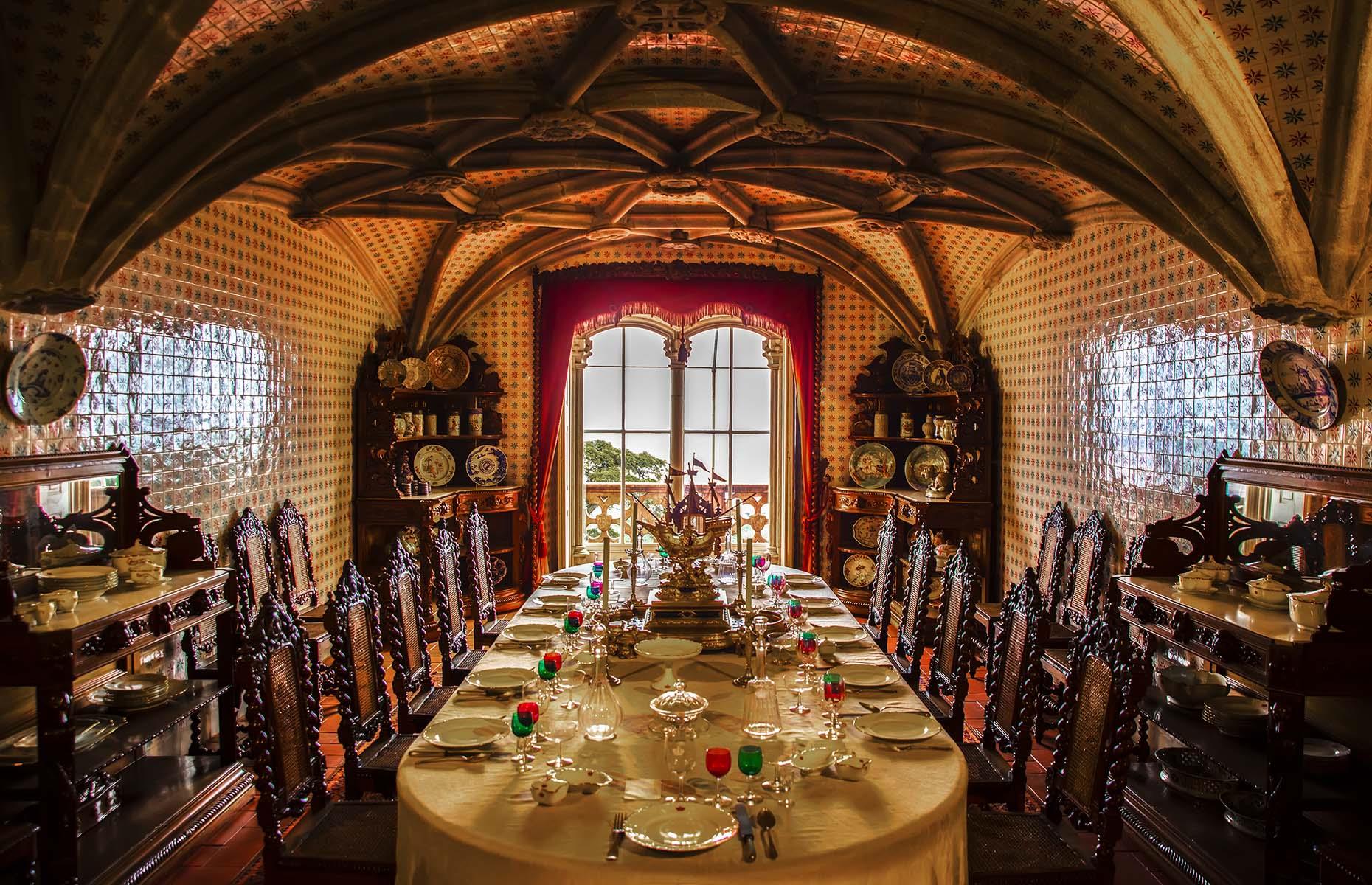 Peek inside royal dining rooms and palace kitchens