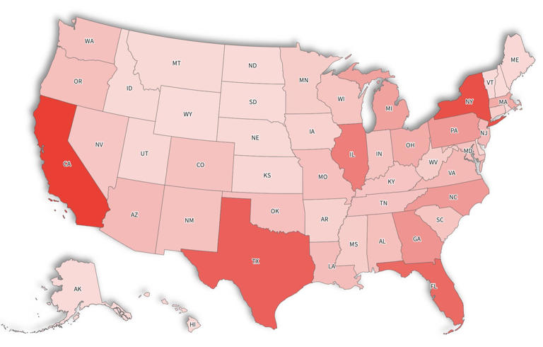Map shows how each state could lose SNAP benefits under new requirements