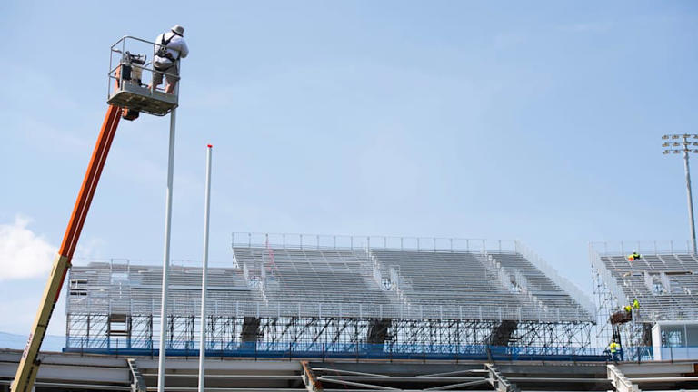 Penn State's Beaver Stadium Readies for its (Temporary) Closeup