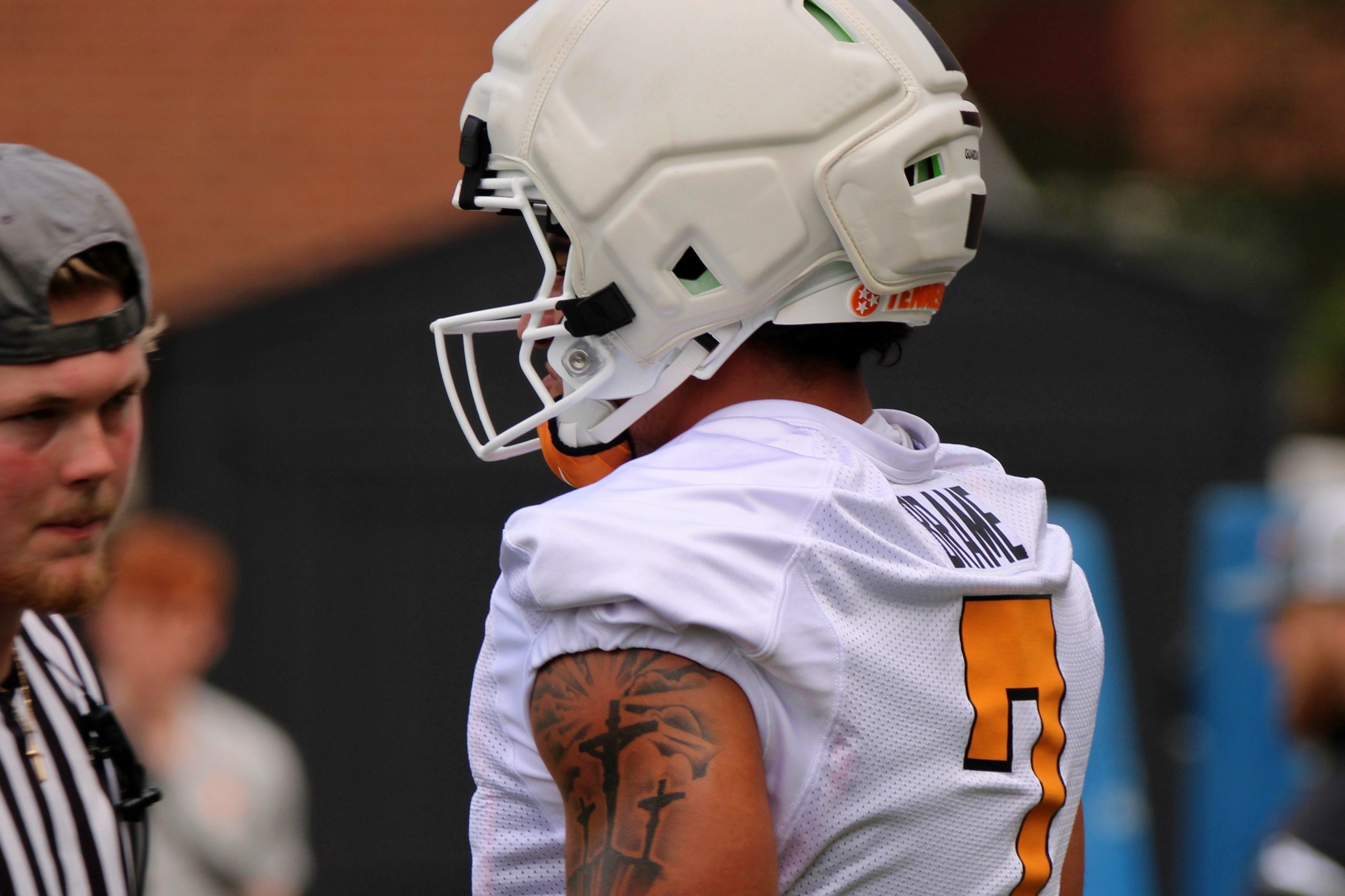 Vols ‘excited’ about freshman tight end DaSaahn Brame in fall camp