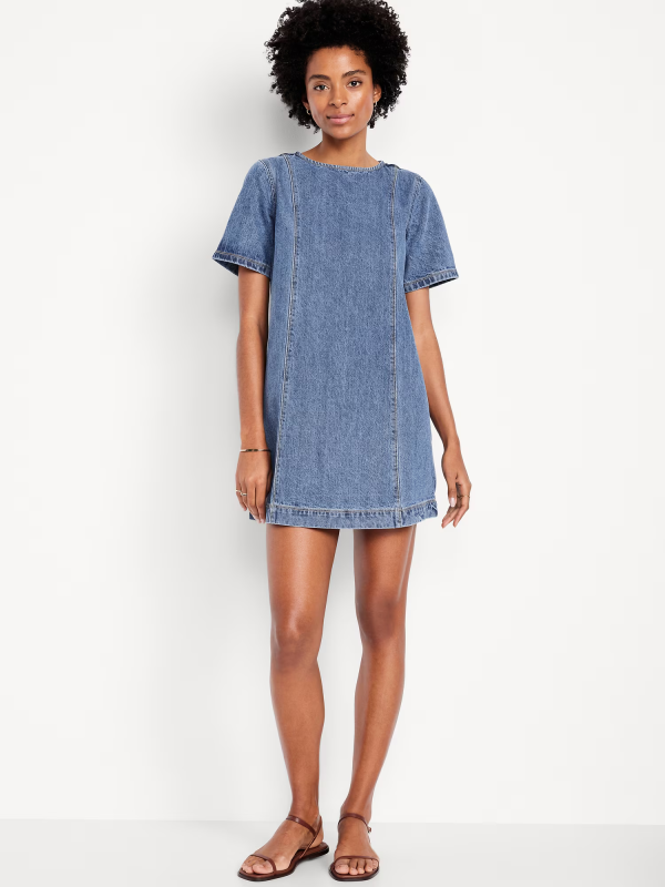 Denim Dresses At Old Navy
