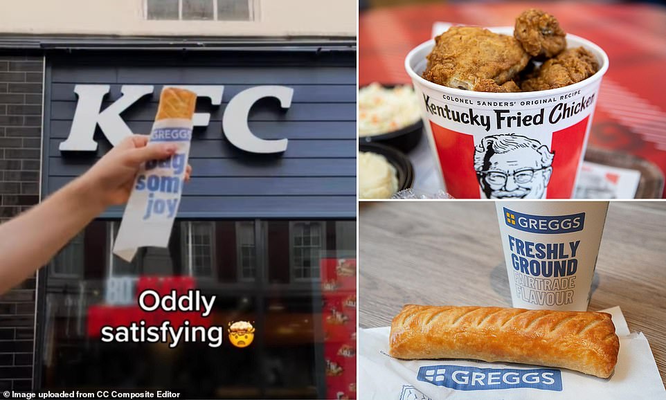 Greggs and KFC team up for sausage roll with gravy combo
