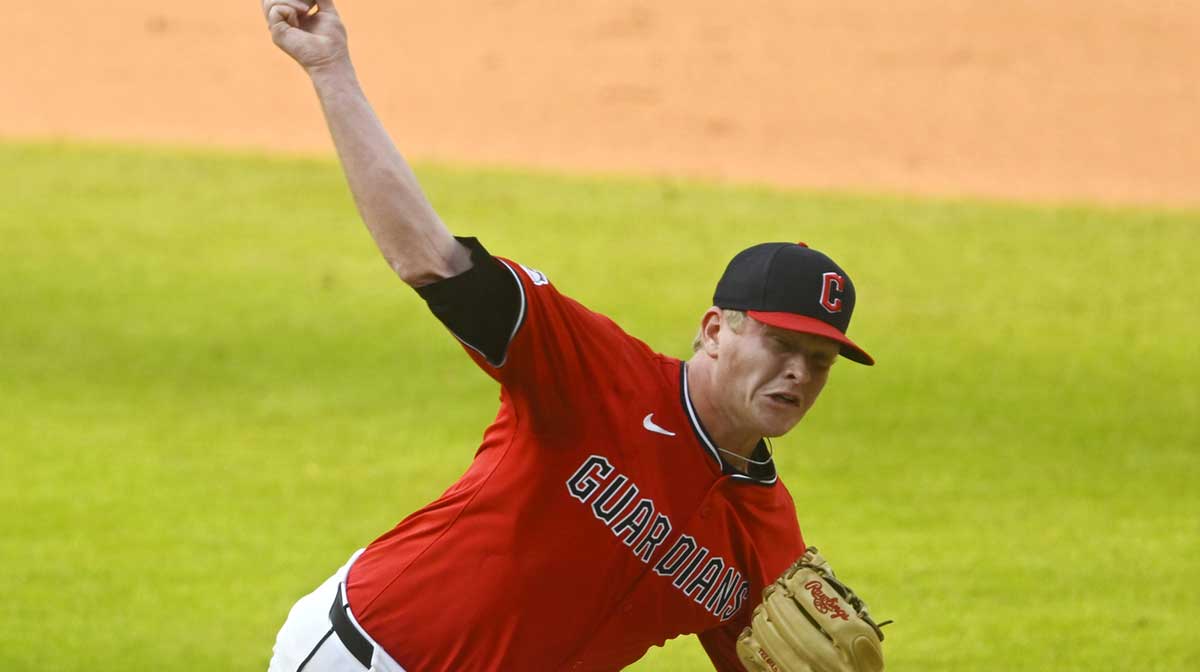 Guardians pitcher with cancer gets emotional after first career save