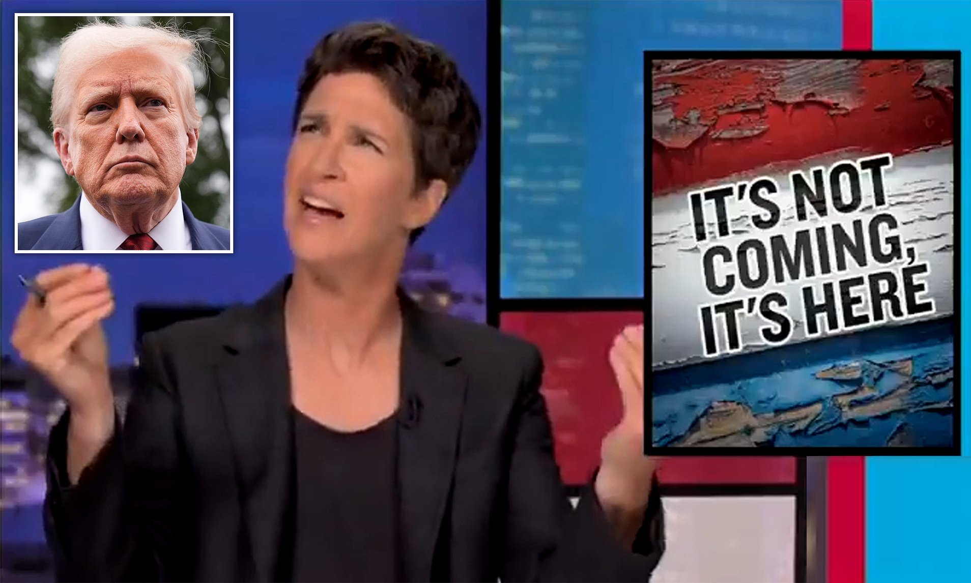 Rachel Maddow terrorizes MSNBC viewers by insisting Trump has already ...