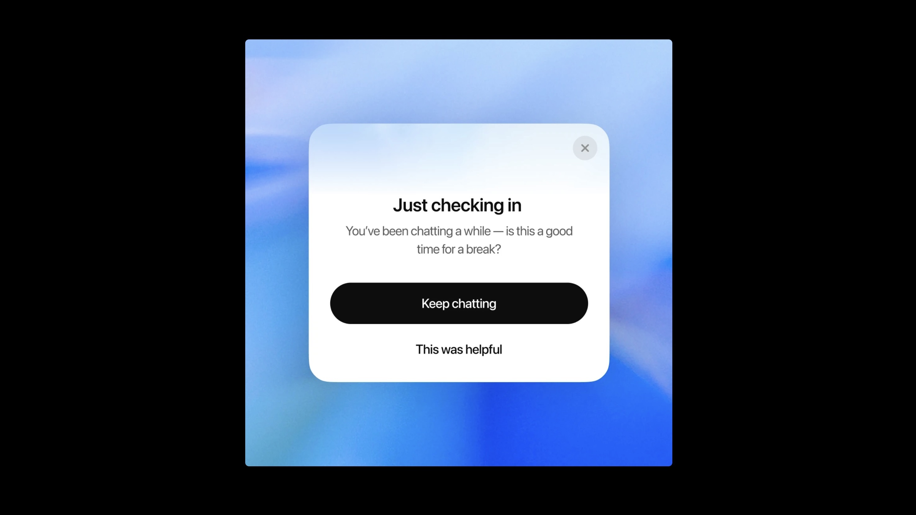 Here's Why ChatGPT Is Now Reminding You to Take a Break