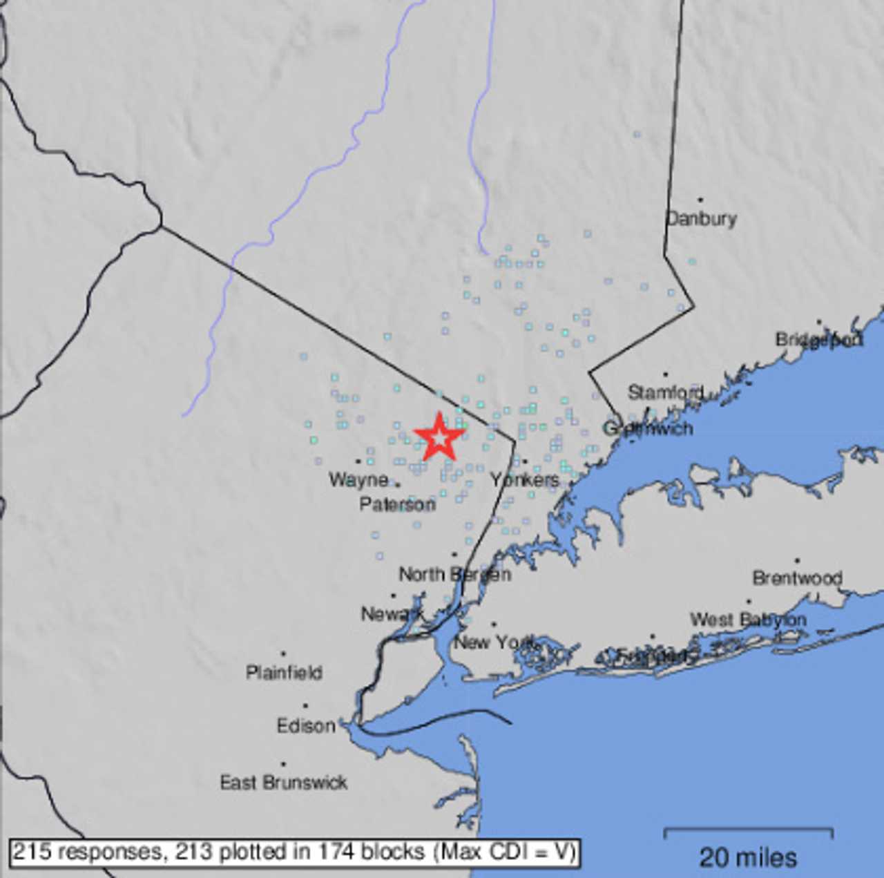 USGS Reports 2.7 Magnitude Earthquake In Hillsdale, NJ
