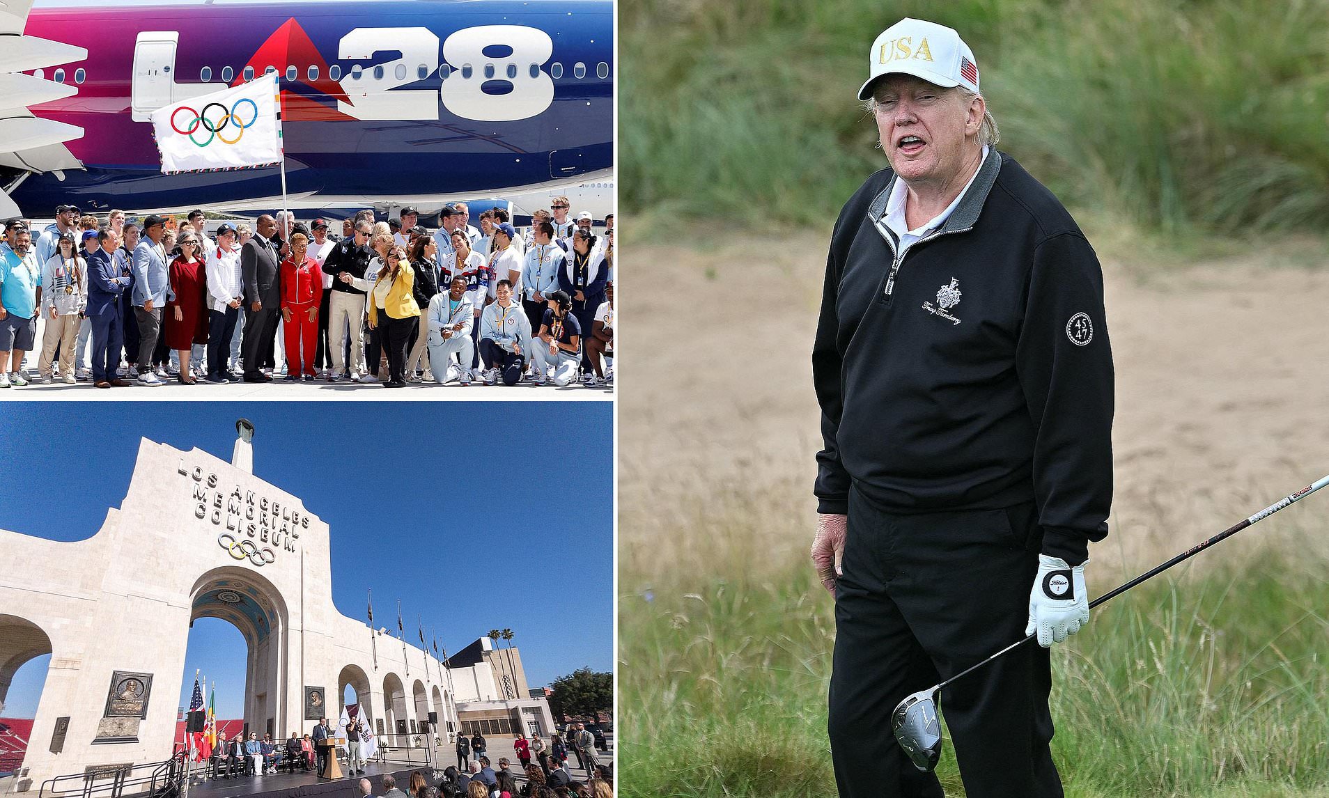 Donald Trump forms task force for 2028 LA Games as Karoline Leavitt ...