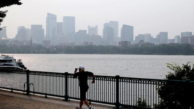 Here’s what Boston looks like under Canadian wildfire smoke