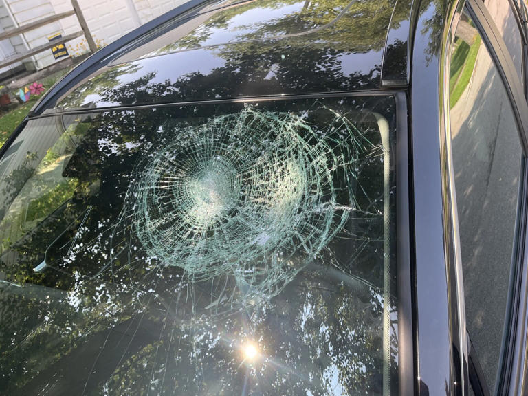 Bricks thrown off Toledo overpass shatter driver’s windshield, two 13 ...