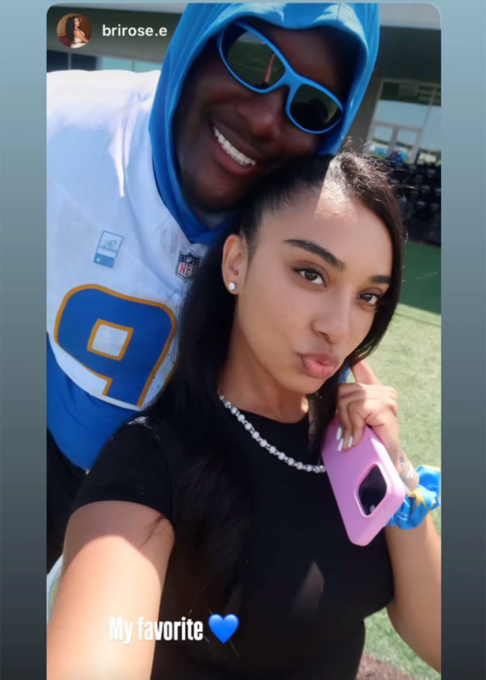 Fans let Chargers player have it after he brings girlfriend to camp