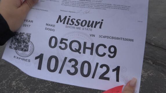 Tag, you’re out: Missouri doing away with temporary license tags ...