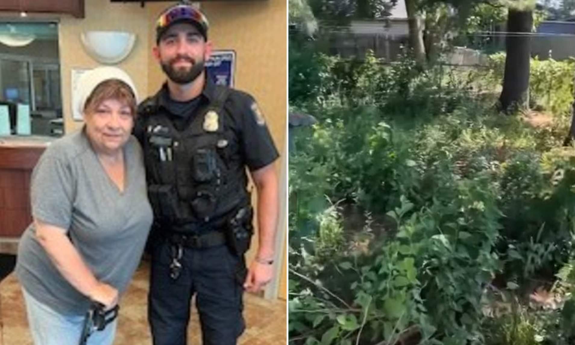 Cop's heartwarming act of kindness after spotting elderly woman ...