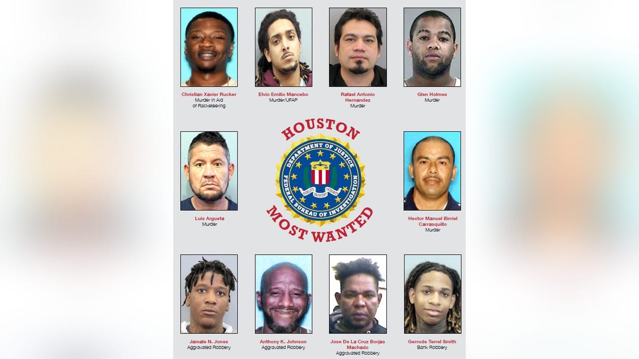 FBI releases first-ever Houston Most Wanted fugitives list, 1 fugitive ...