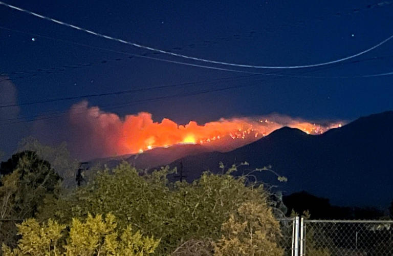 Gold Fire burning in forest above Big Bear Lake surpasses 900 acres