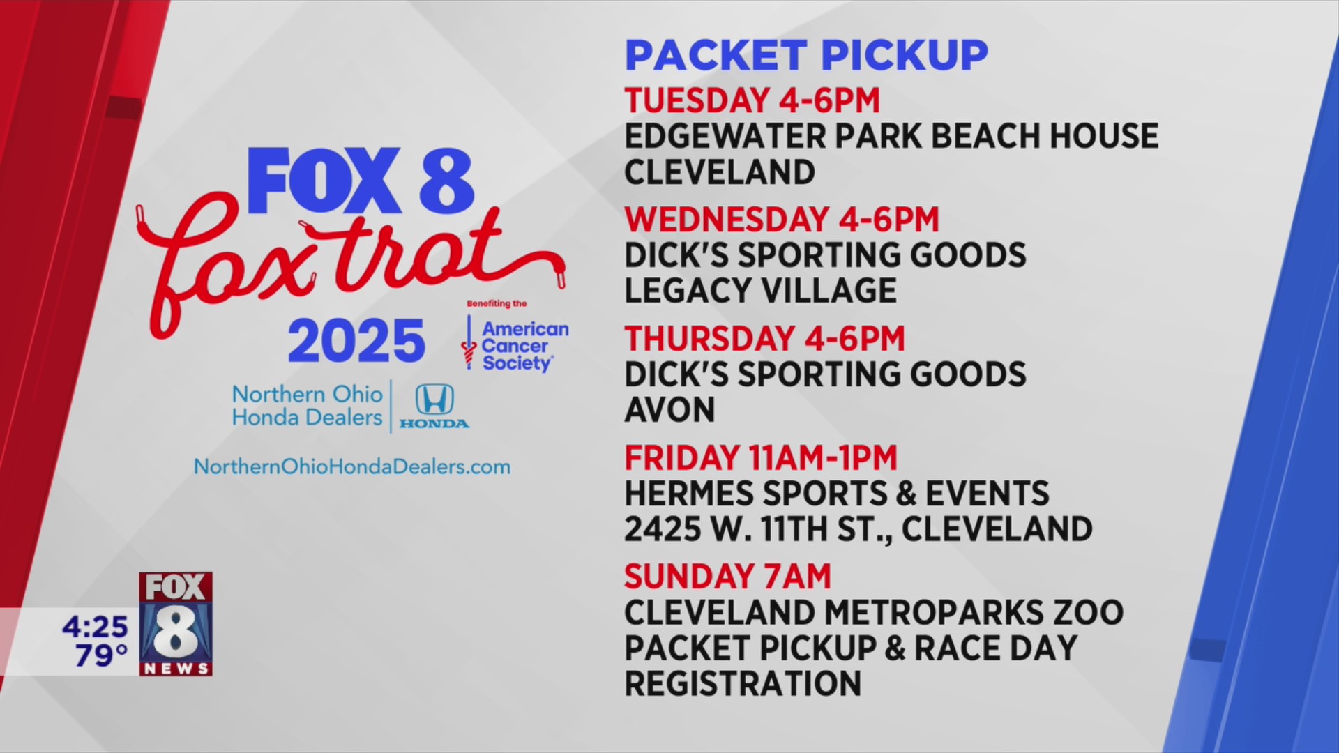 Fox 8 Fox Trot packet pickup