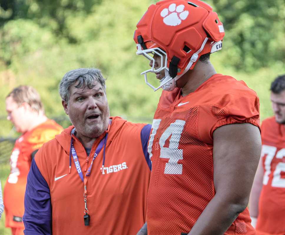 Clemson OL Coach Matt Luke Demands 'Competitive Mindset' from Talented ...
