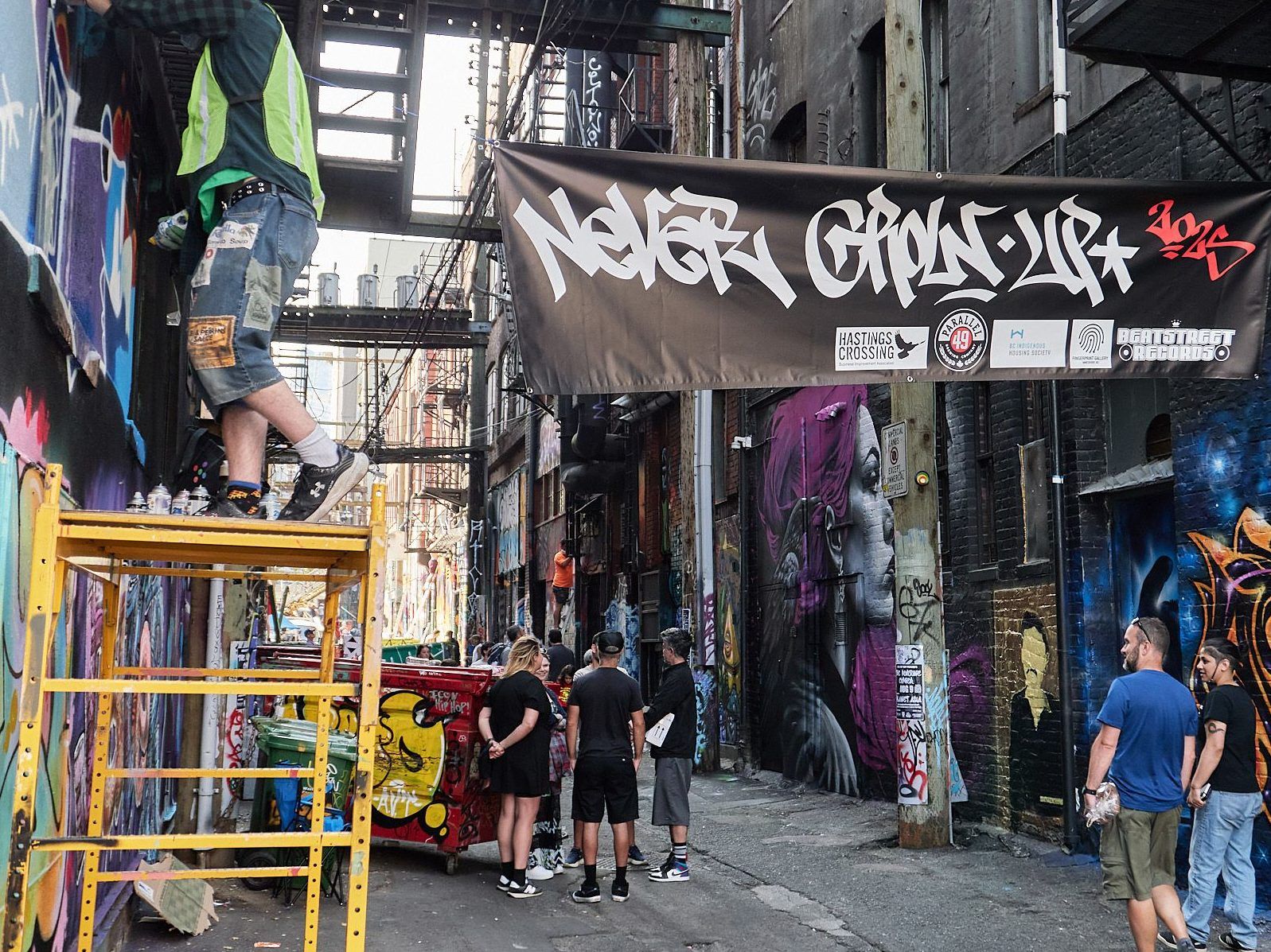 See how a graffiti festival transformed this Downtown Eastside alley