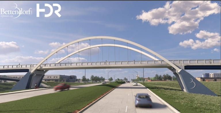 New Bettendorf bridge will make area safer for pedestrians and enhance ...