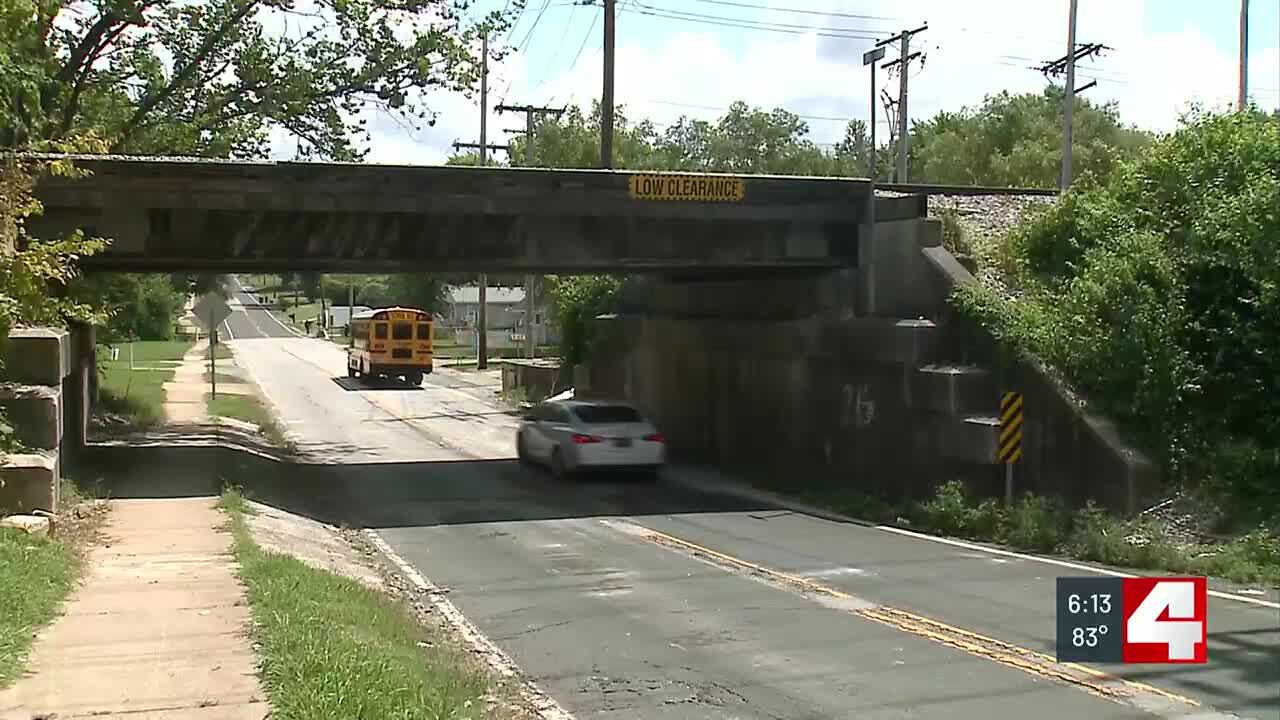 Improvements planned for low clearance bridge repeatedly struck by trucks