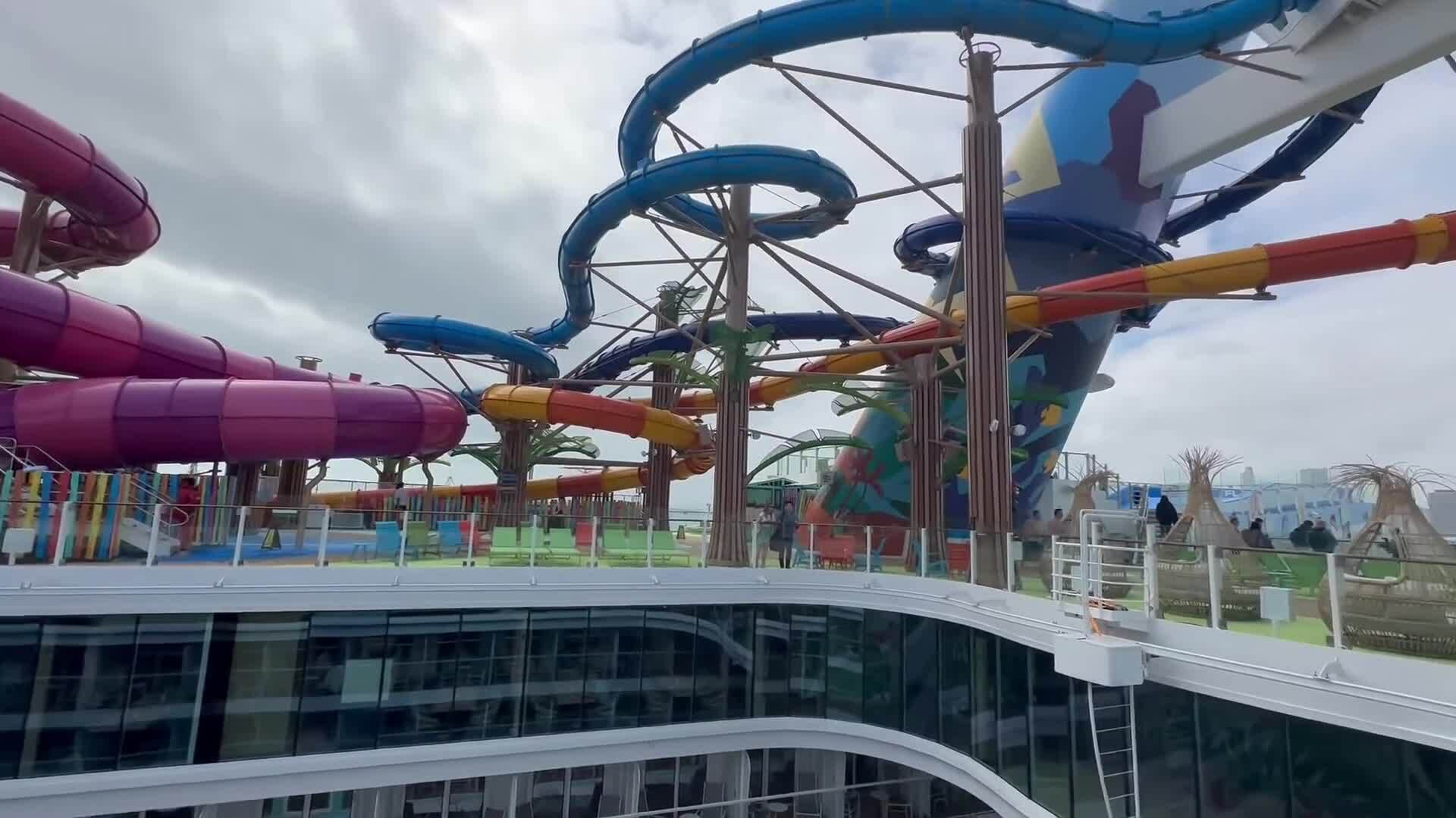 Thrill Island and Category 6 Water Park Overview on Icon of the Seas ...
