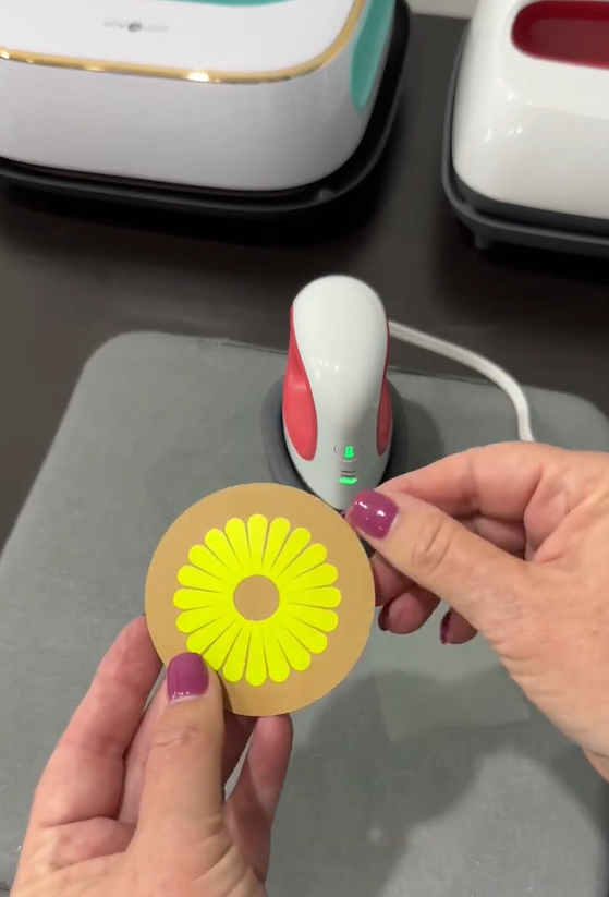 How to Apply HTV on Cardstock with Cricut | Easy DIY Hack