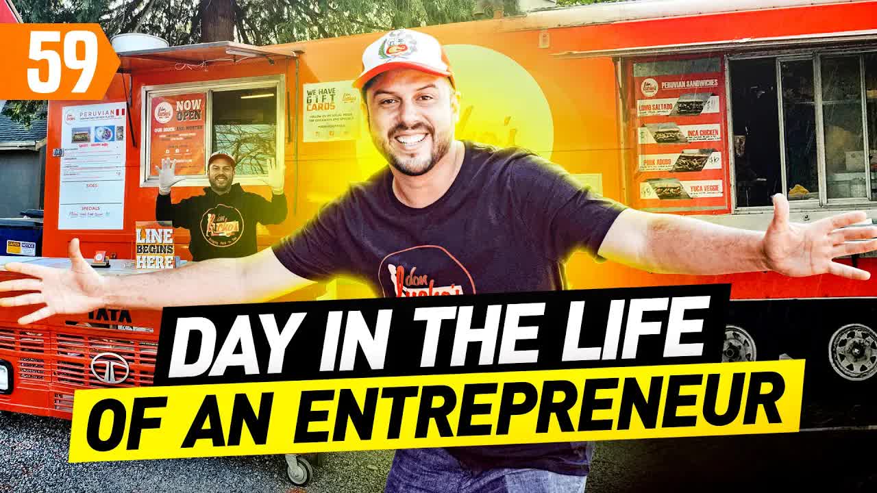 A day in the life of an entrepreneur (behind the scenes look)