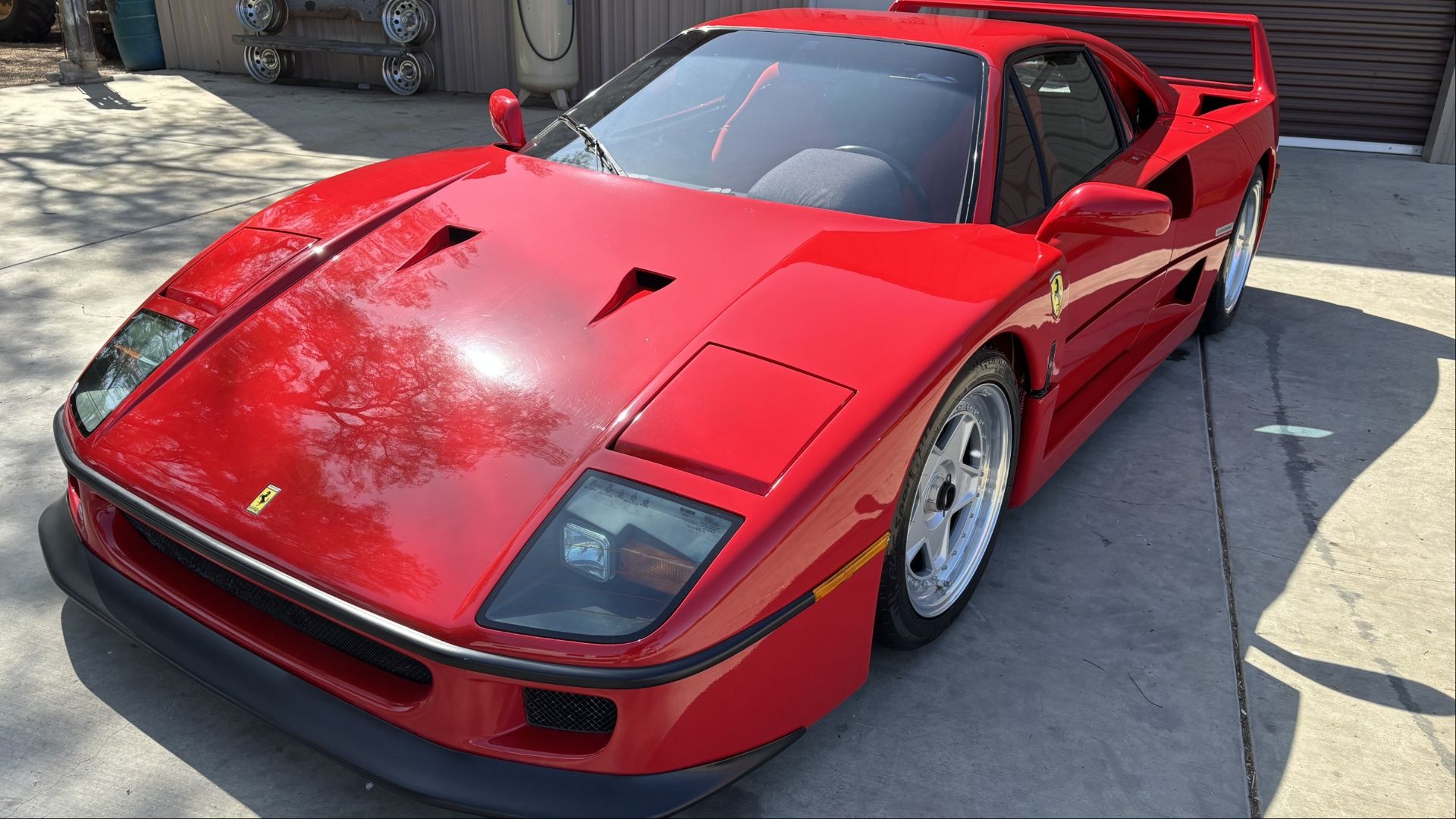 1990 Ferrari F40 Heads To Rare Federal Courtroom Auction