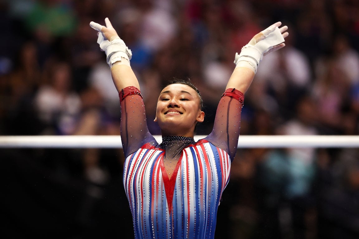 Leanne Wong shines in stellar photos from her elite gymnastics career ...