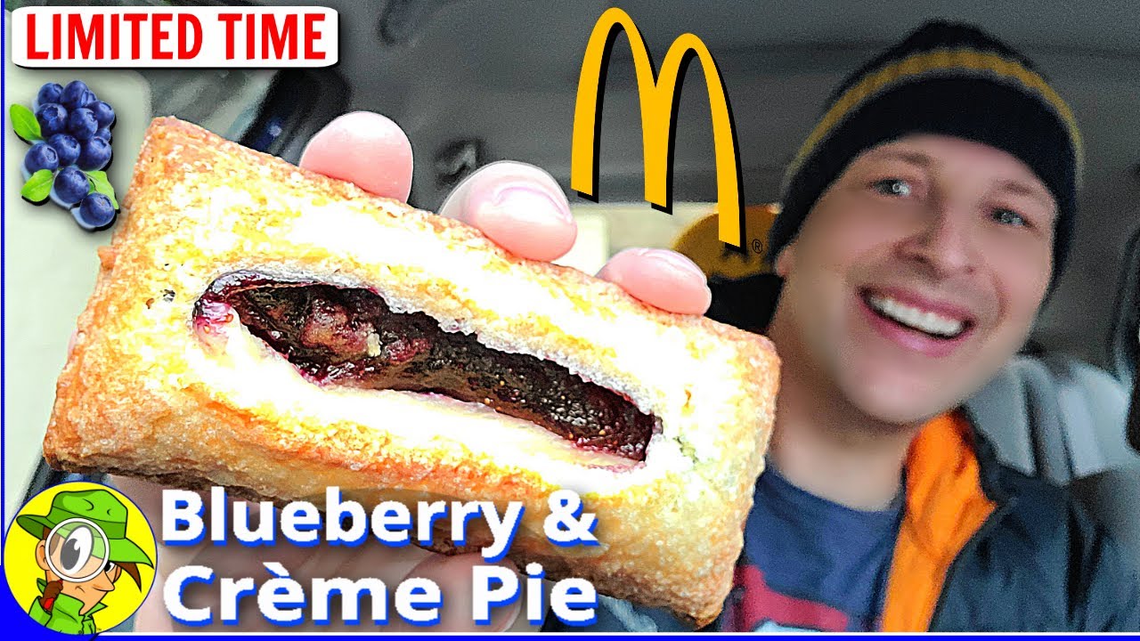 Mcdonald's® Blueberry & Créme Pie Review Mccafé® Bakery