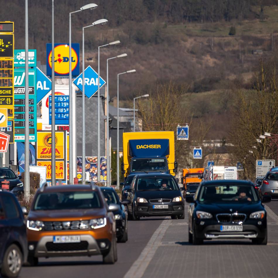 Luxemburg Einkaufen Grenze