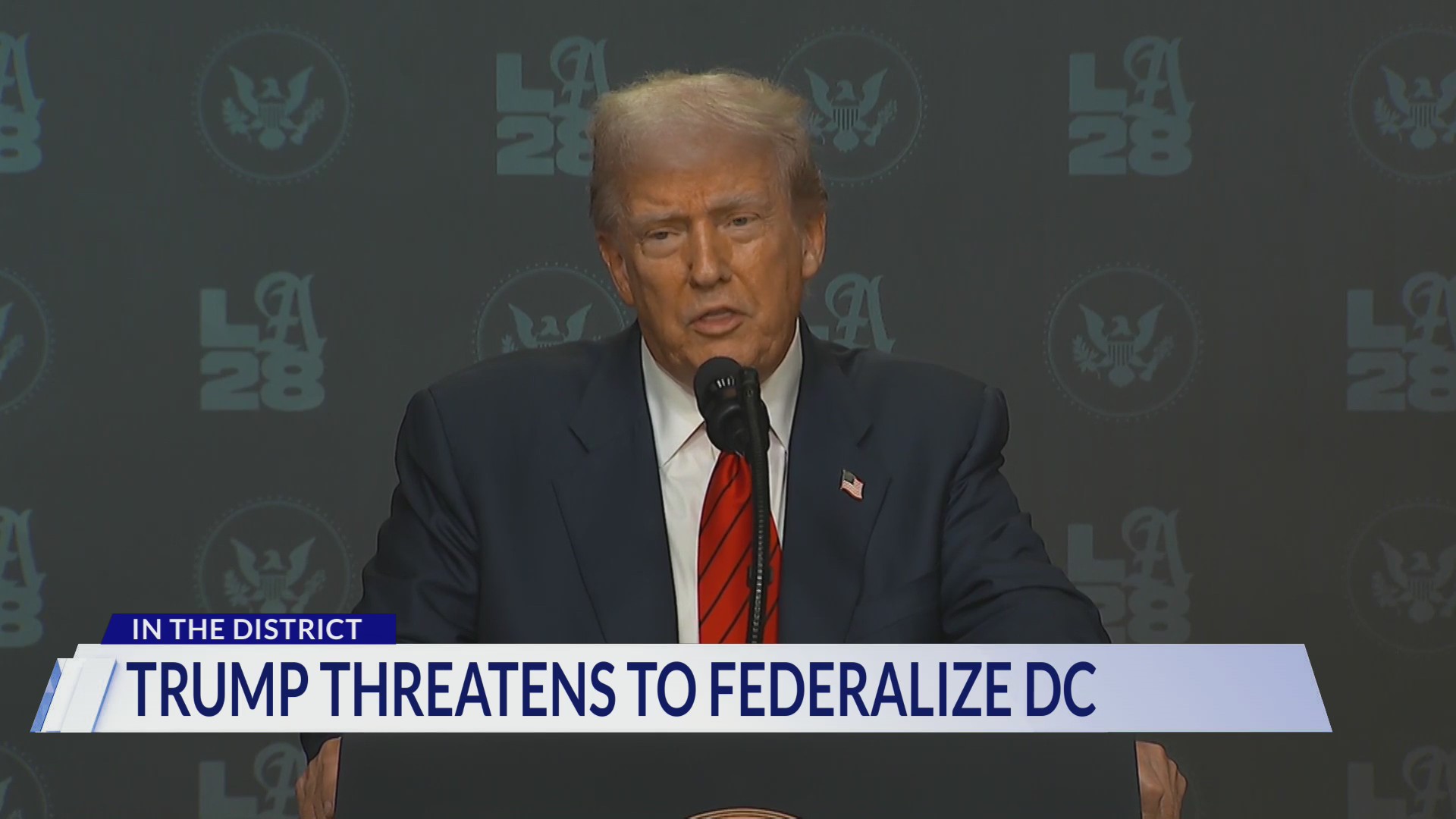 Trump threatens to federalize DC