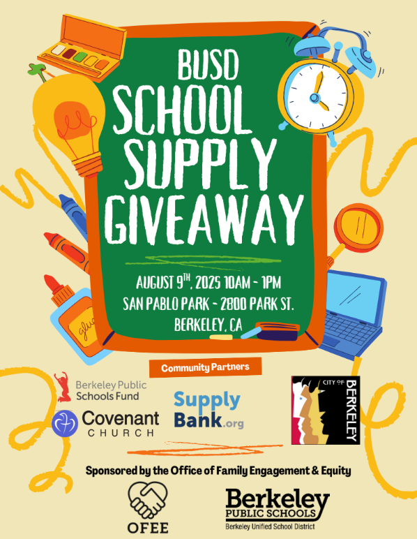 Berkeley Back-To-School Events, Dates