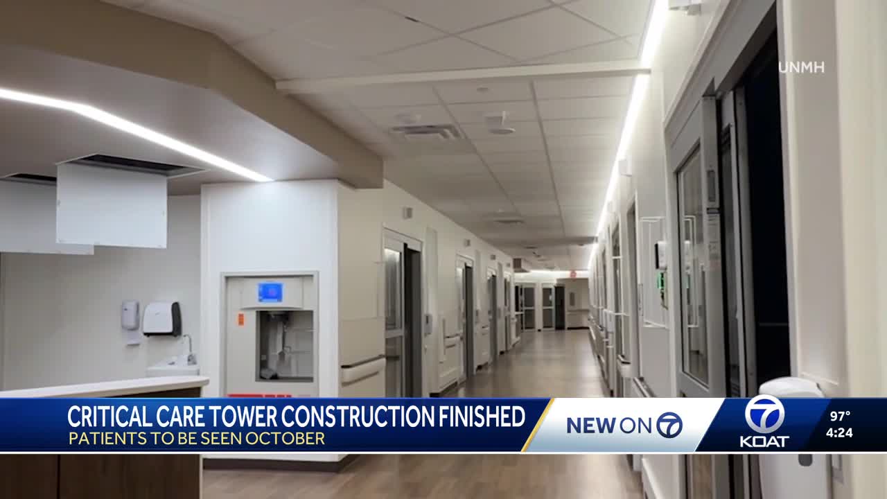 UNMH Critical Care Tower construction complete