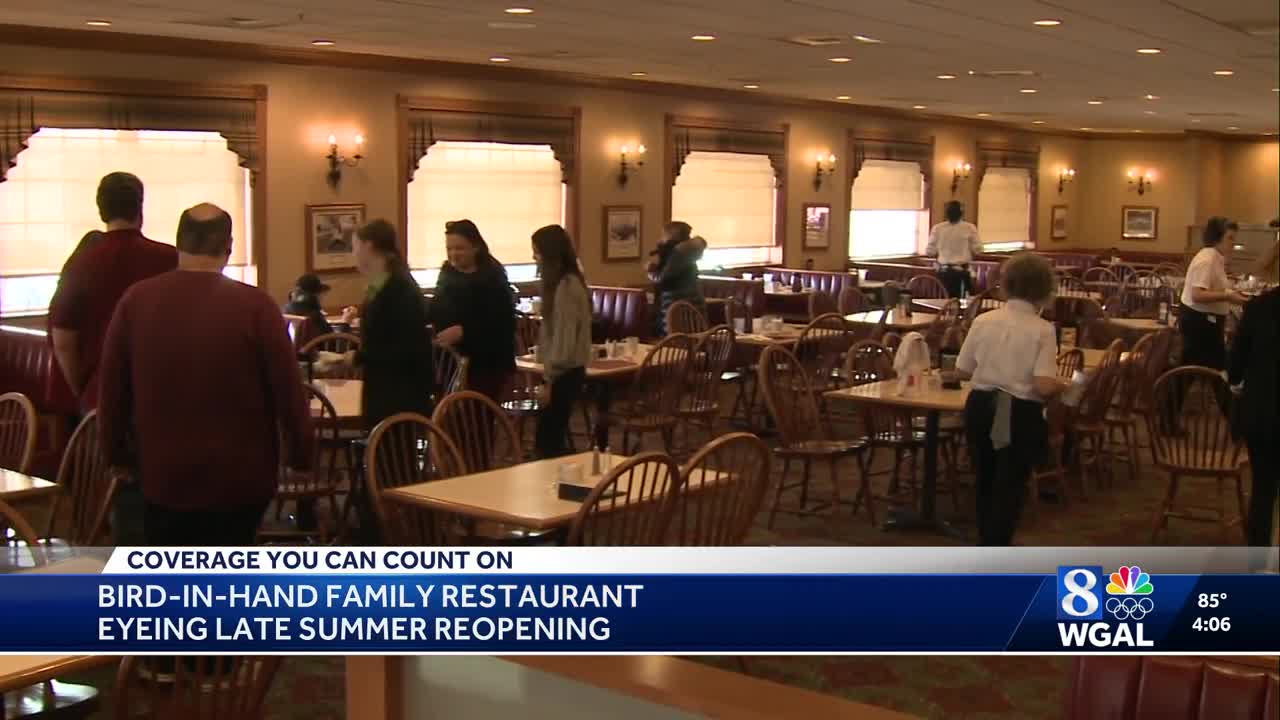 Bird-in-Hand Family Restaurant targeting late summer reopening