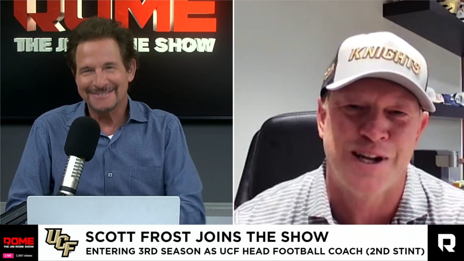 Scott Frost joins Jim Rome for wide-ranging interview on UCF, the NFL ...