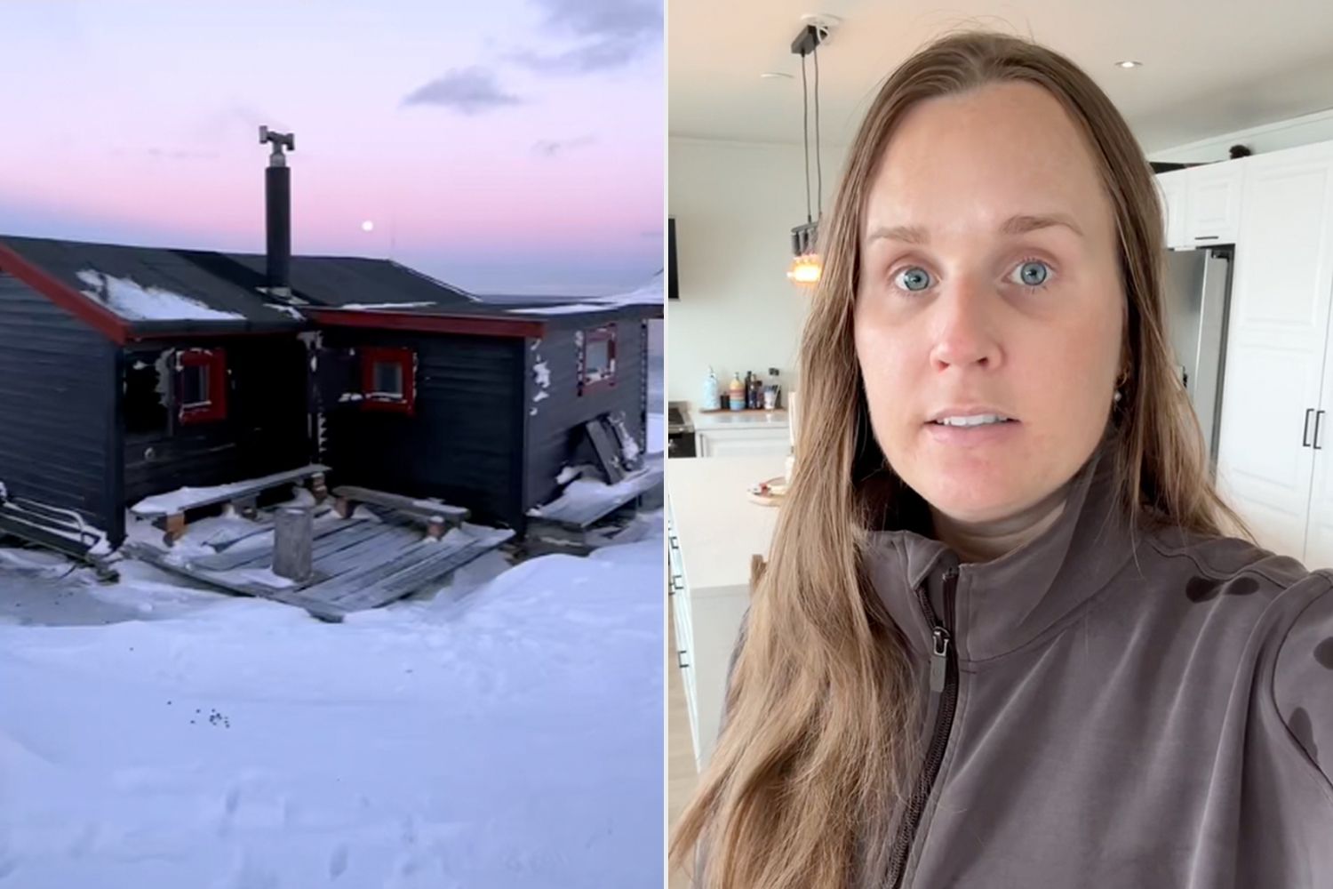 Arctic Influencer Details Dangers of Living in 'Off-Grid Cabin,' Says ...