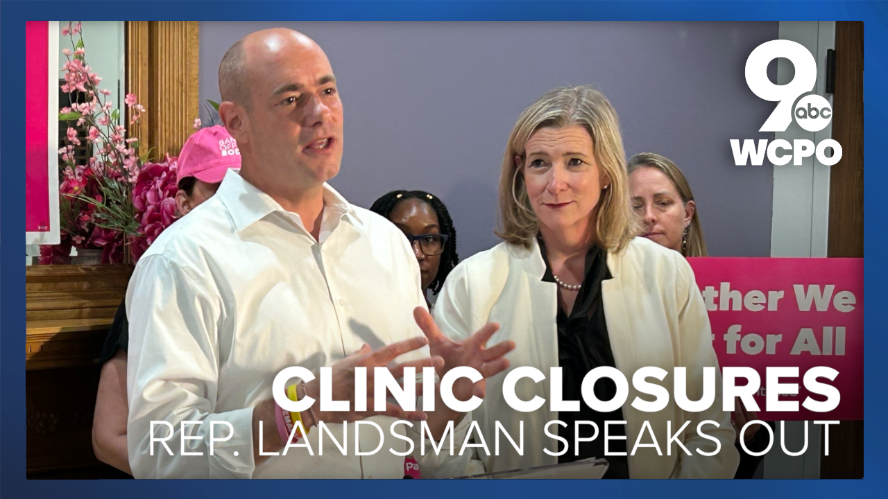 Rep. Greg Landsman holds press conference on closure of Cincinnati Planned Parenthood locations
