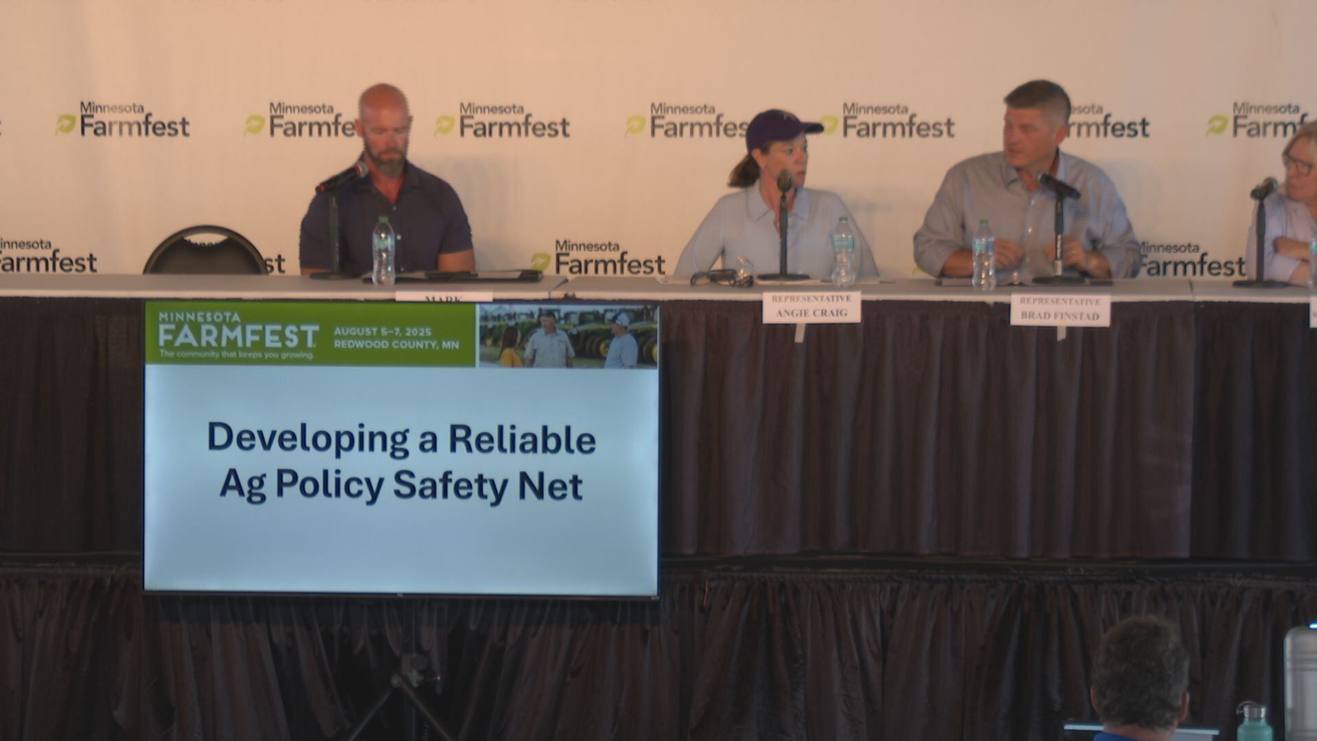 Lawmakers visit Farmfest, talk tariffs and Farm Bill