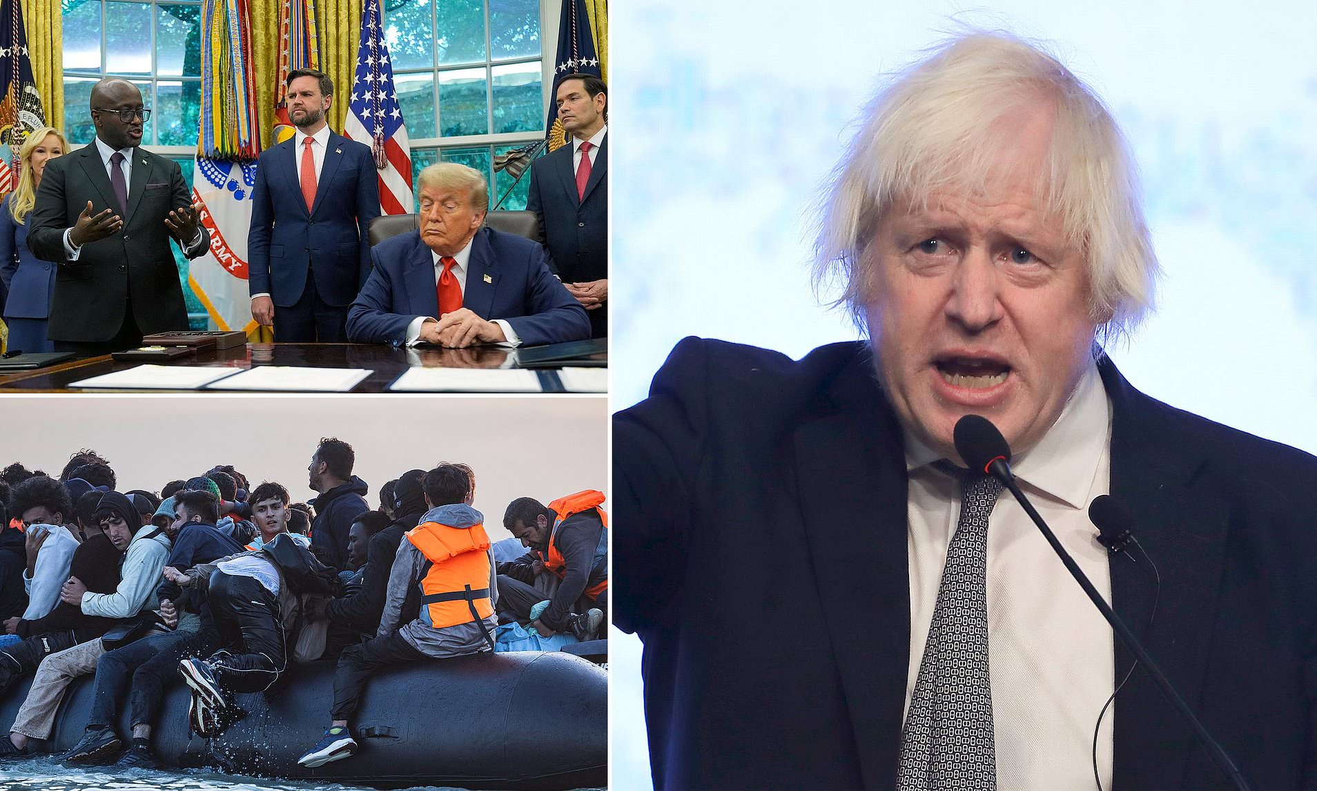 Boris Johnson hails US plan to deport hundreds of illegal migrants to ...
