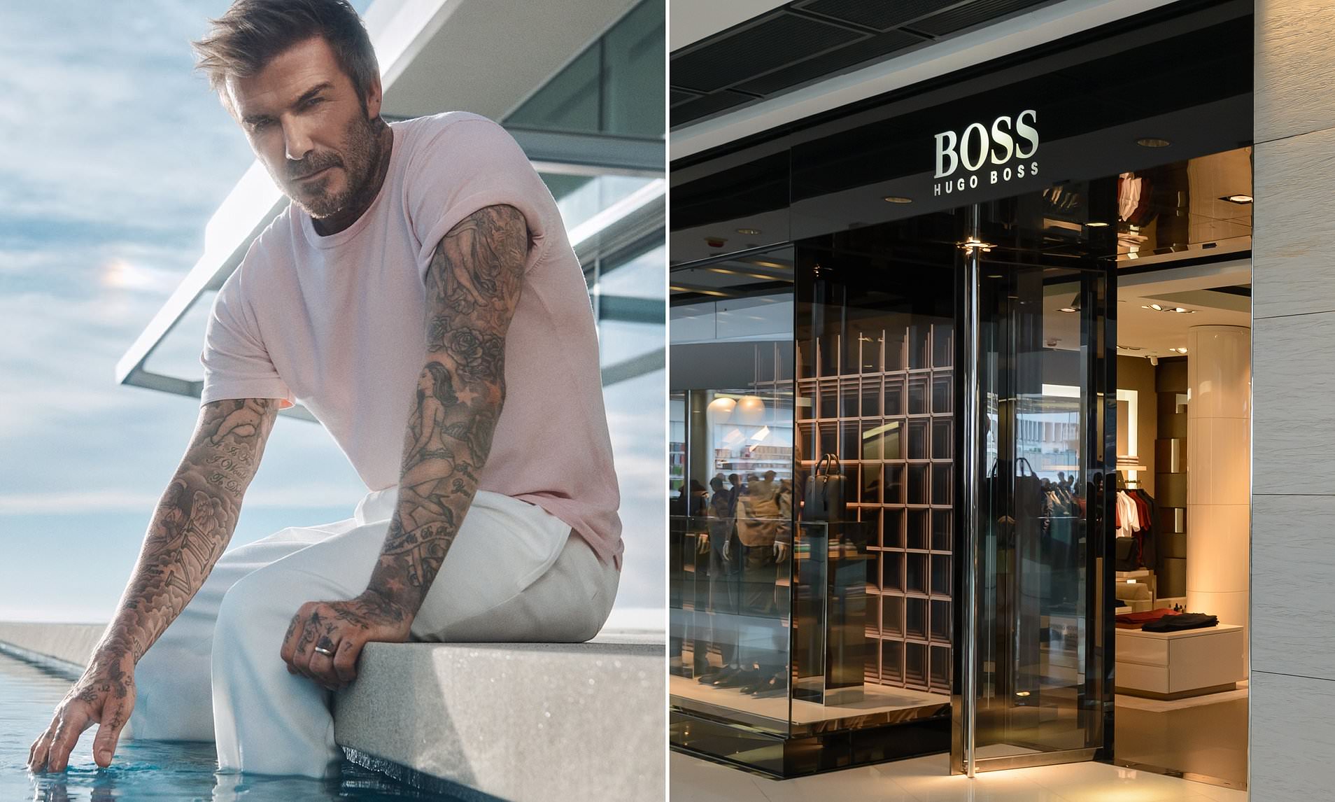 David Beckham helps Hugo Boss score higher sales - despite consumers ...