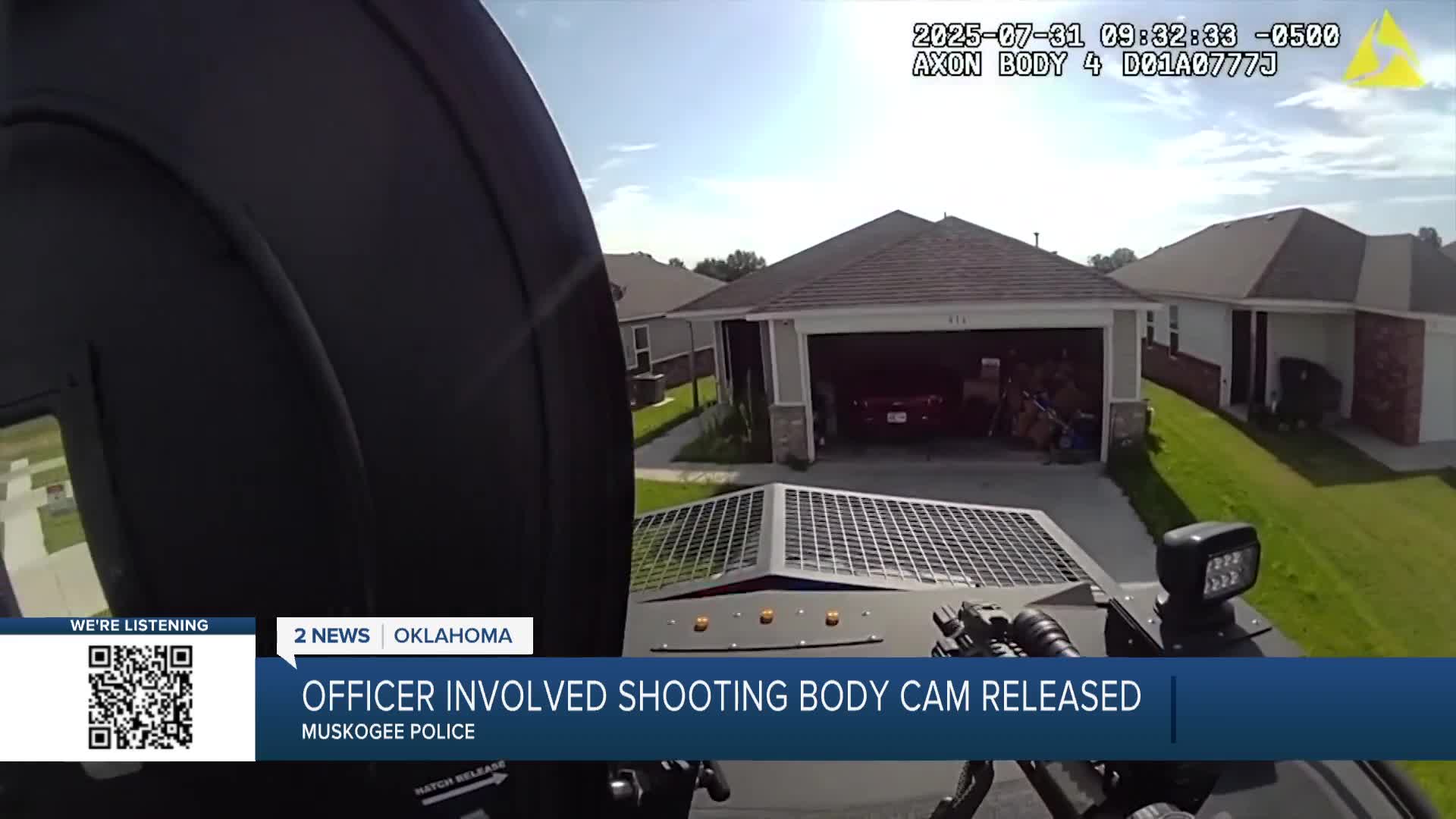 Muskogee police release body camera video of officer-involved shooting