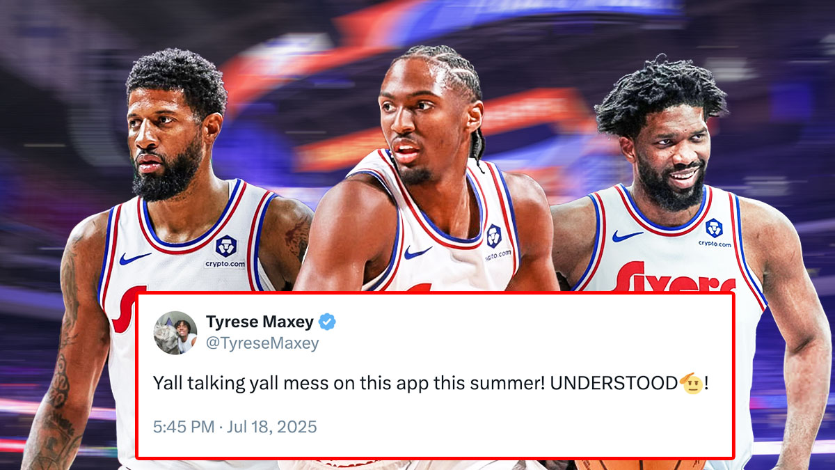 Tyrese Maxey reveals meaning behind viral ‘talking mess’ tweet