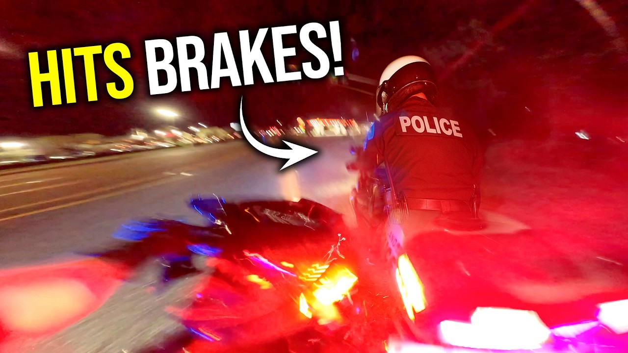 Cop Causes Biker To Go Down Police Vs Motorcycle Moments 2025