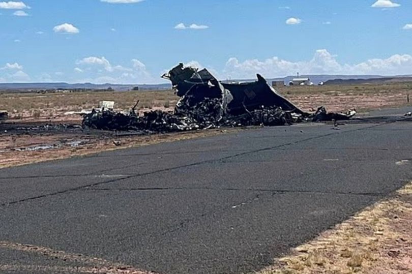 Four dead in medical transport plane crash in Arizona desert near ...