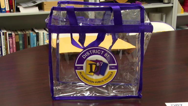 District 87 enforces clear bag policy for ticketed sporting events