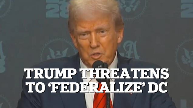 Trump threatens to 'federalize' DC over apparent DOGE staffer attack