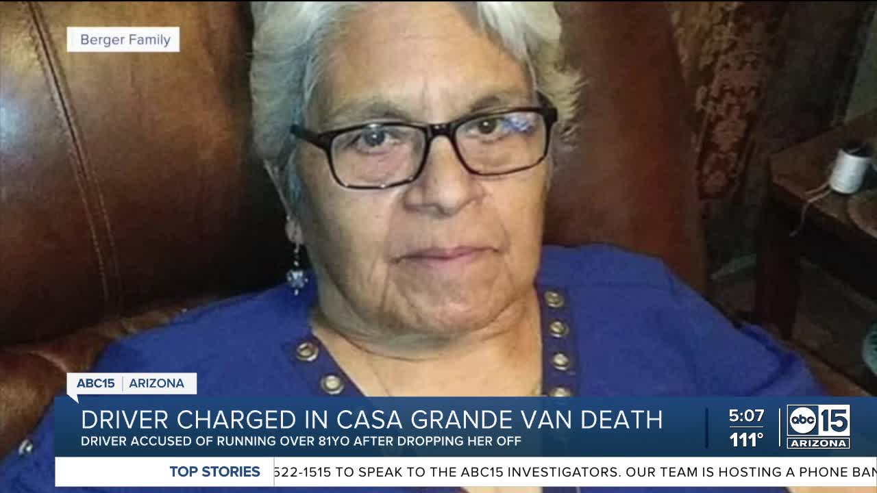 Senior center van driver charged in grandmother’s death